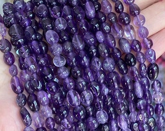 1 Full Strand Loose Irregular Stone Genuine Natural Pebble - Etsy