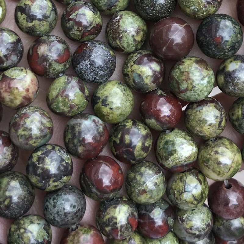 15 Mm Bloodstone - Etsy UK