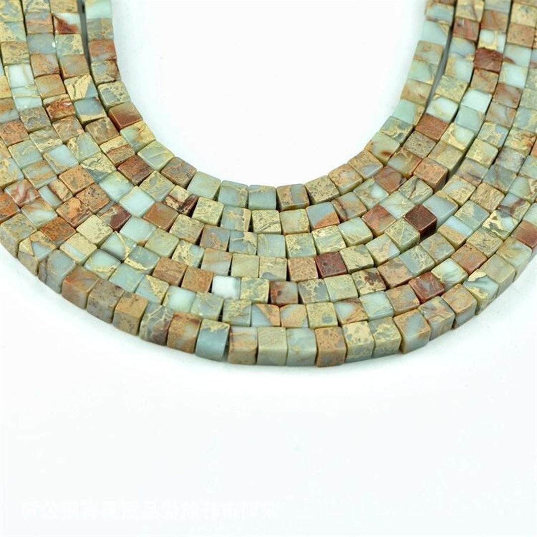 Cube Genuine Snakeskin Jasper Real Natural Dice Square Gemstone Healing ...