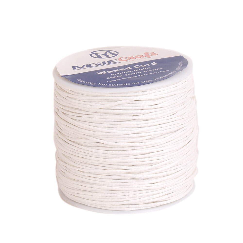 1mm 100 Yards/roll 50 Colors Cotton Wax Cord Waxed Cord - Etsy
