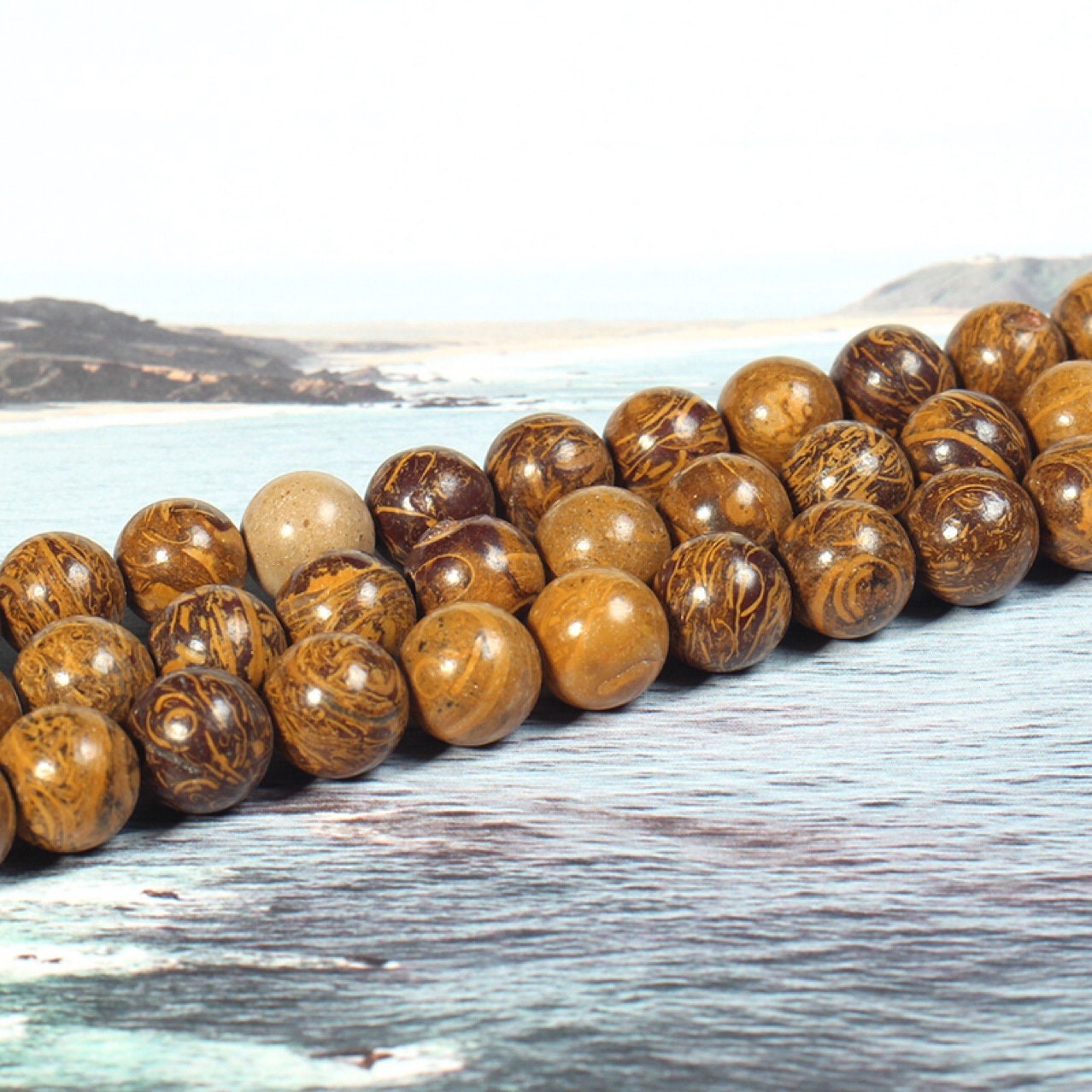 1 Full Strand 15.5 Genuine Natural Brown Mariam Elephant - Etsy