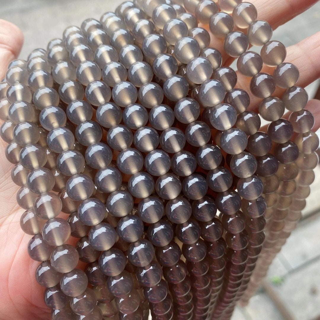 1 Full Strand 15.5" A Grade Natural Loose Round Smooth Semi Precious ...