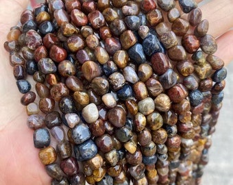 1 Full Strand Loose Irregular Stone Genuine Natural Pebble - Etsy