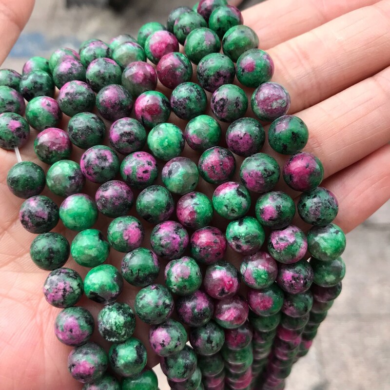 Ruby Zoisite Beads - Etsy