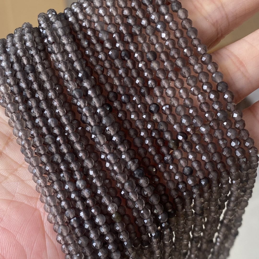 1 Full Strand 3mm Genuine Natural Loose Semi Precious Micro Round ...