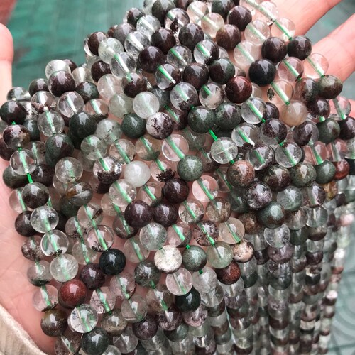 1 Full Strand 15 Loose Round Semi Precious Created - Etsy