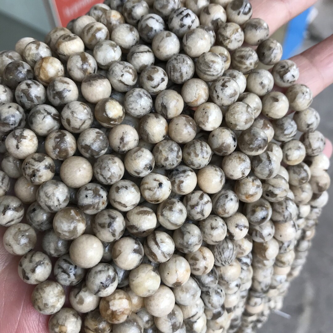 1 Full Strand 15.5" Loose Round Polished Genuine Real Natural Feldspar ...