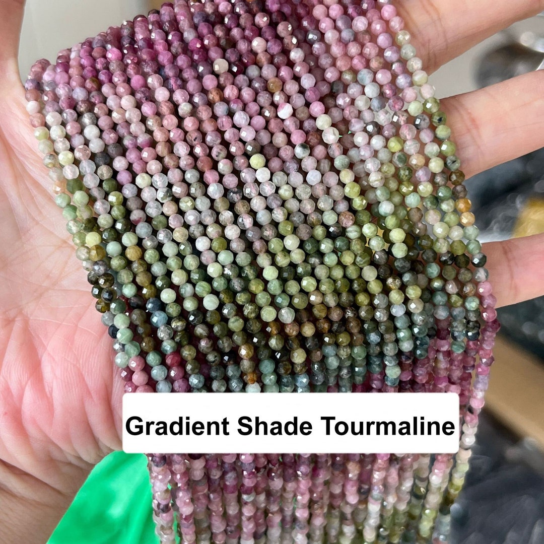 1 Full Strand 3mm Real Genuine Natural Gradient Shade A Grade ...