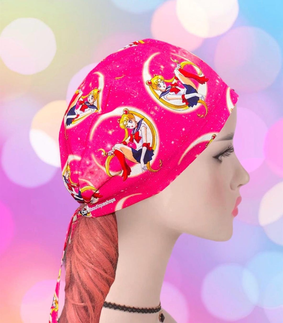 Moon Girl Scrub Cap, Anime Scrub Cap, Japanese Superhero Scrub Cap ...