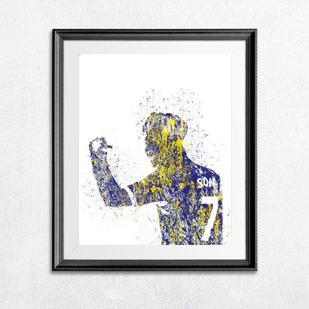 Son Heung-min Wall Art. Son Heung-min Decal. Son Heung-minprint ...