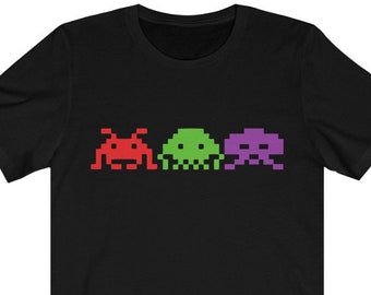 Space Invaders Vintage Shirt - Etsy