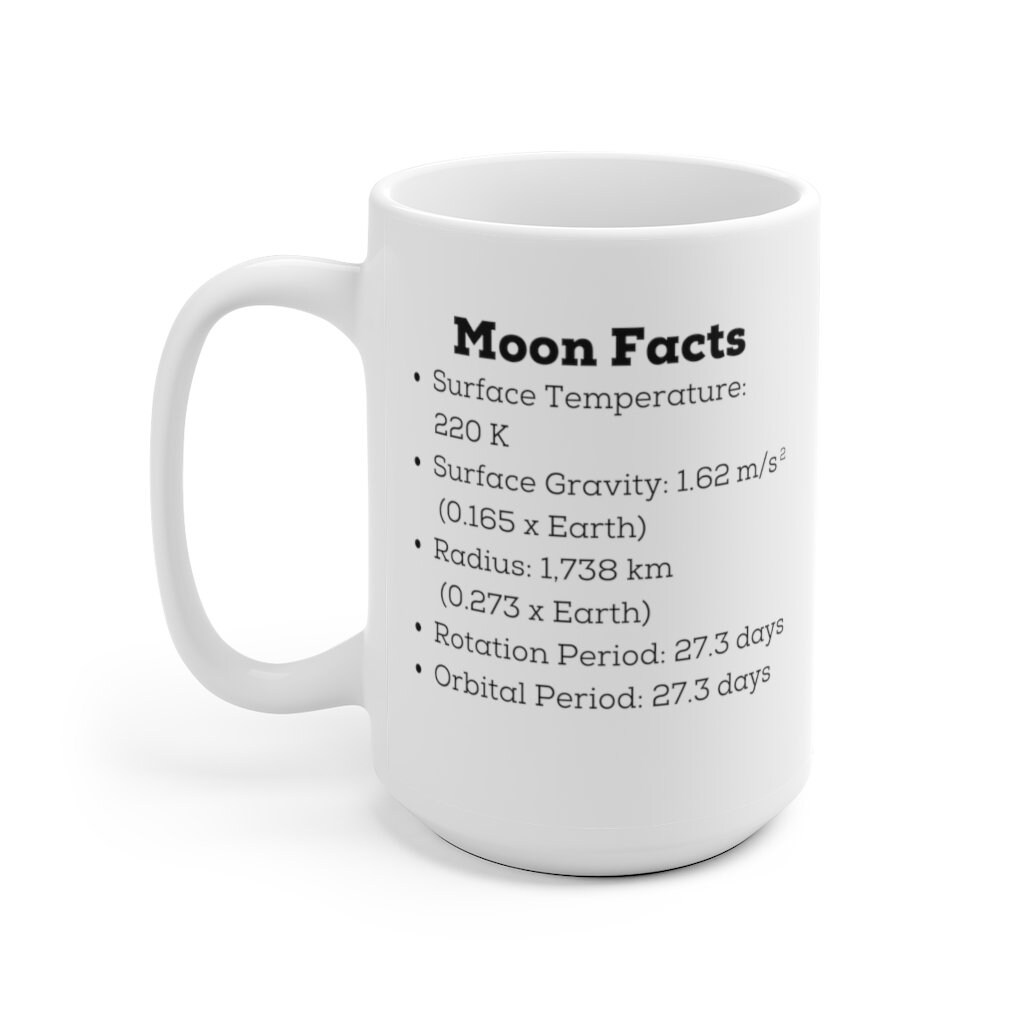 Moon Coffee Mug Lunar Coffee Cup Gift - Etsy Australia