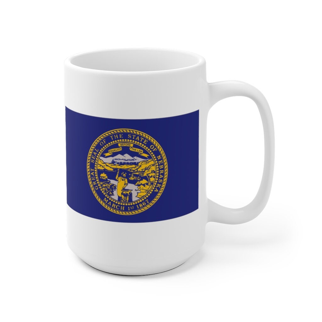 Nebraska Coffee Mug - State Flag Coffee Mug Gift - Etsy