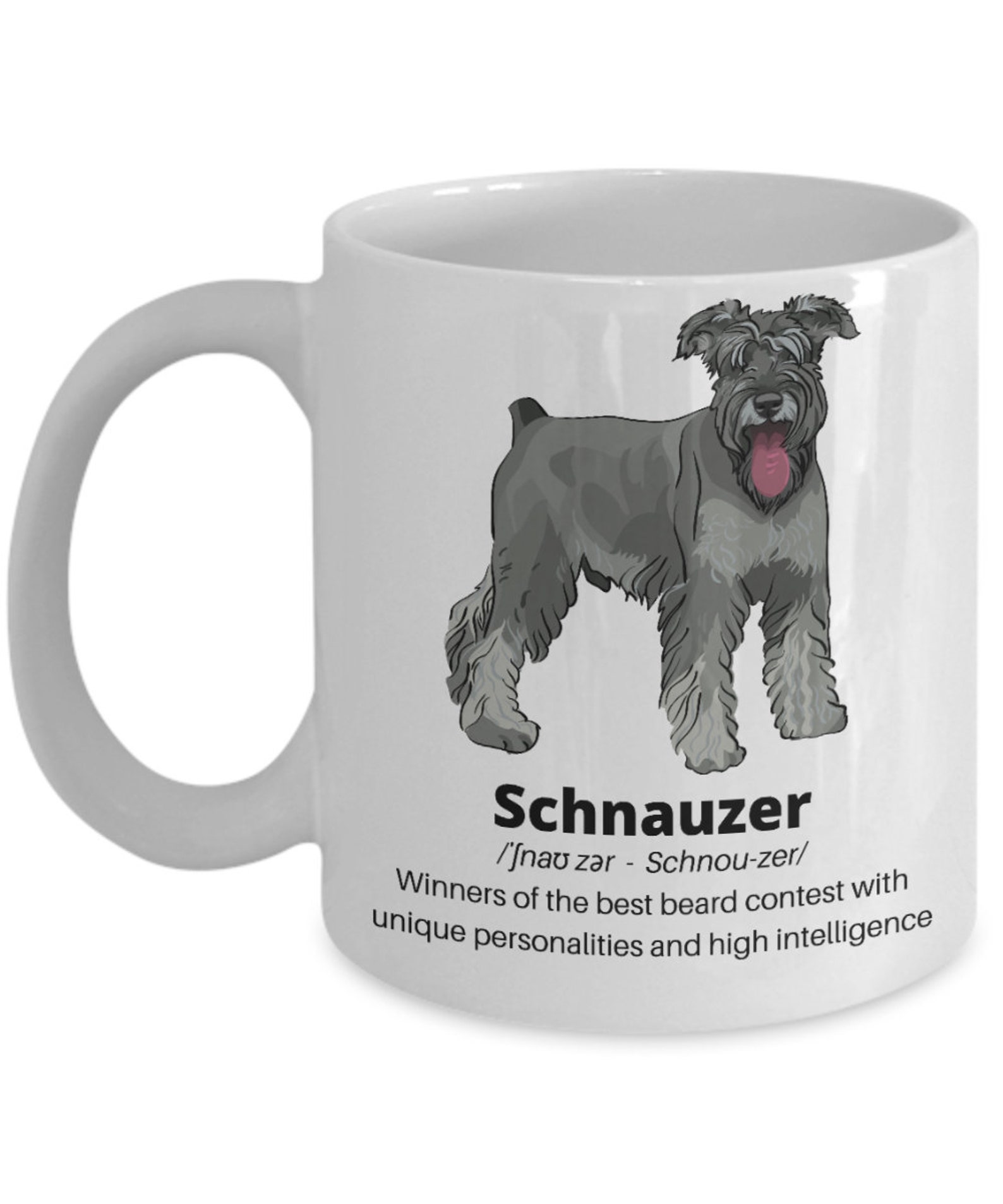 Schnauzer Coffee Mug - Schnauzer Lover Gift - Etsy