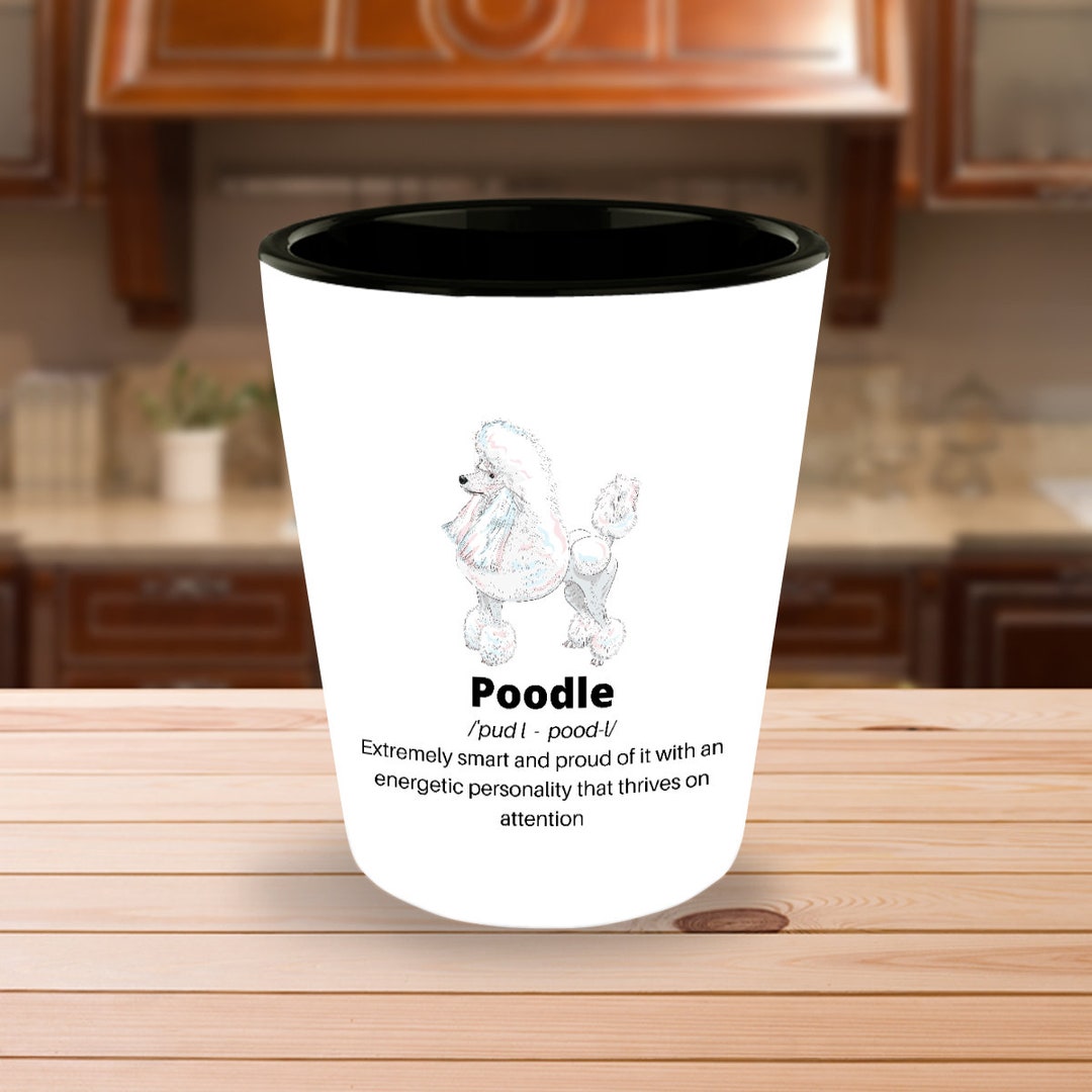 Poodle Shot Glass - Poodle Lover Gift - Etsy