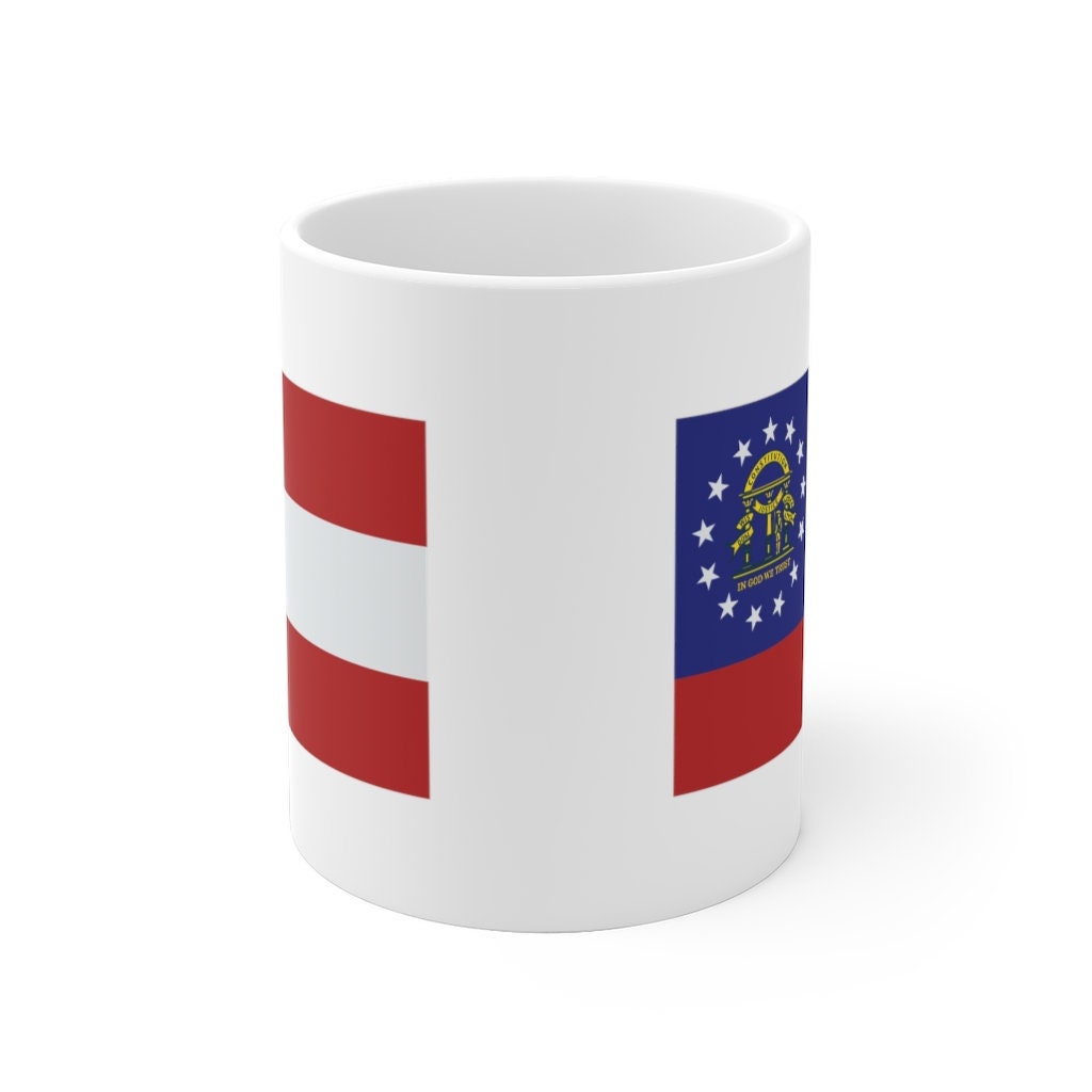 Georgia Coffee Mug State Flag Coffee Mug Cadeau - Etsy France