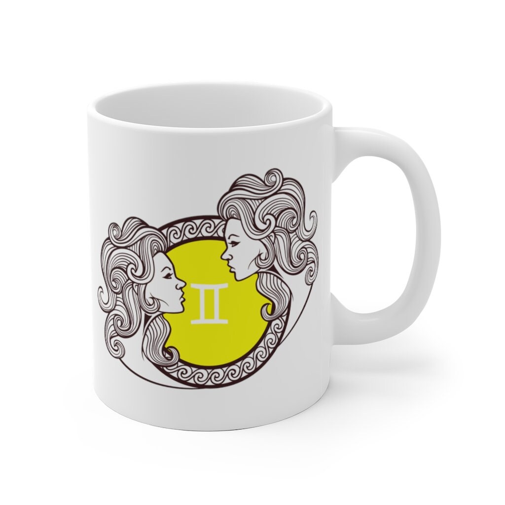 Gemini Coffee Mug Zodiac Coffee Cup Gift - Etsy