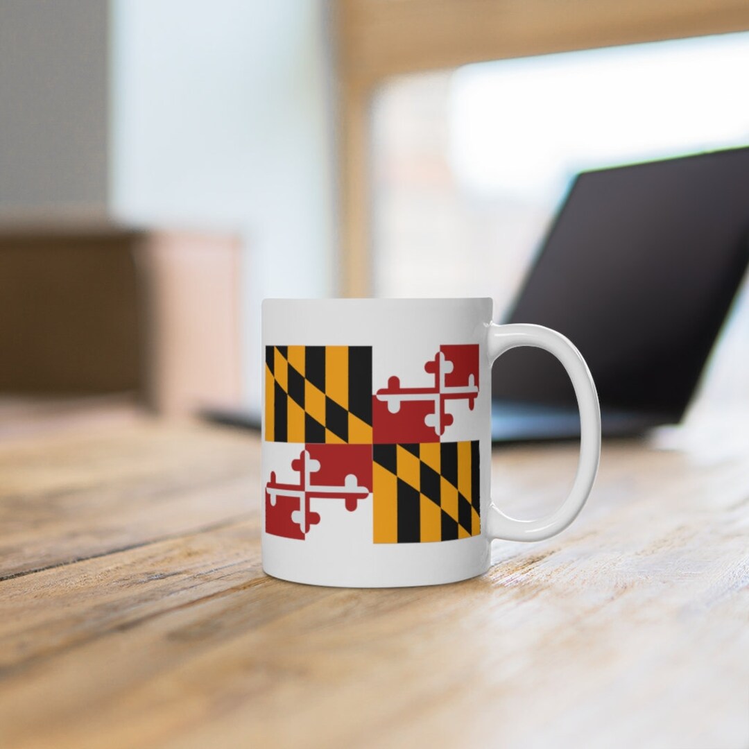 Maryland Coffee Mug - State Flag Coffee Mug Gift - Etsy