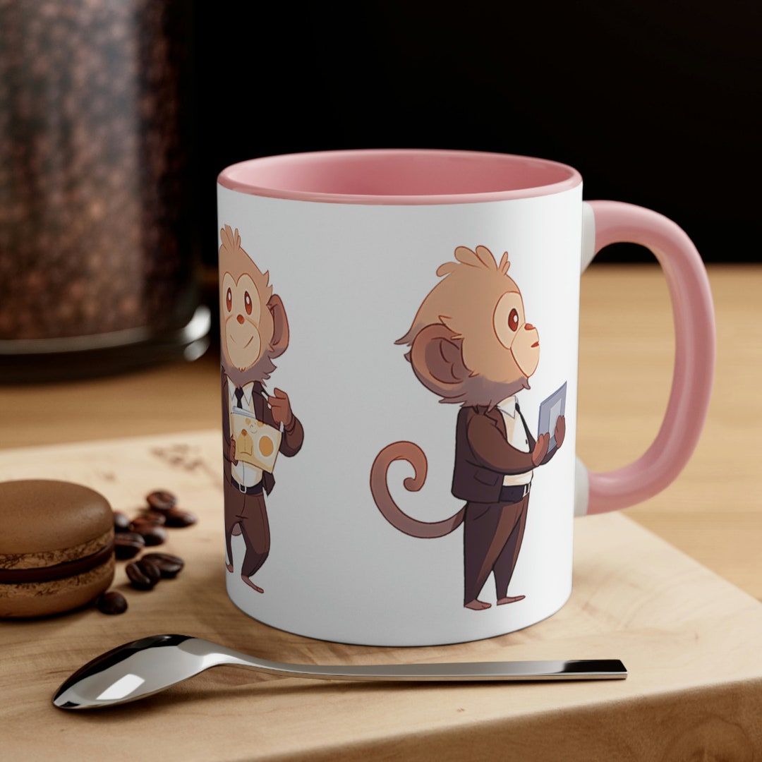 Business Monkeys Coffee Mug - Corporate Jungle Ceramic Cup - Etsy