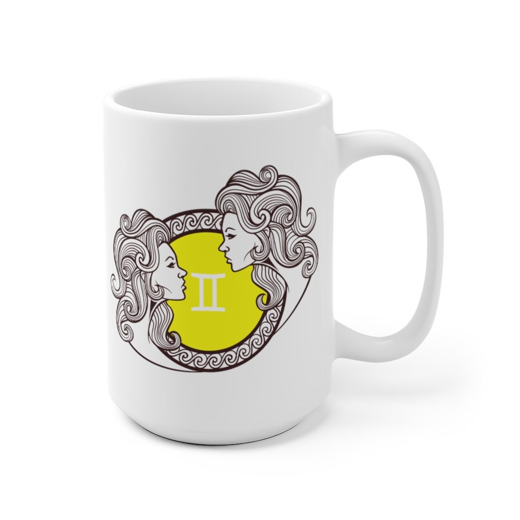 Gemini Coffee Mug Zodiac Coffee Cup Gift - Etsy