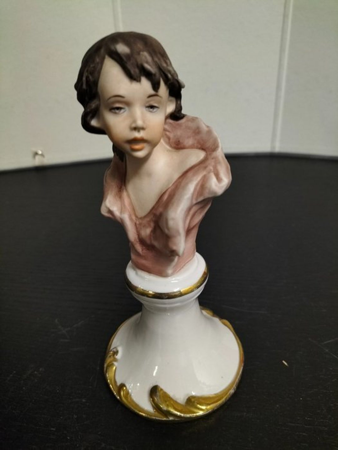 Nico Venzo - Capodimonte - Statuette, Bust of a Girl - Ceramic - Etsy UK