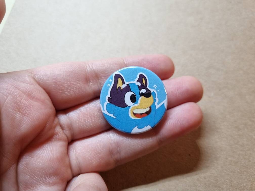 Bluey Inspired Button Badges | Ionzy's Studio - Etsy UK