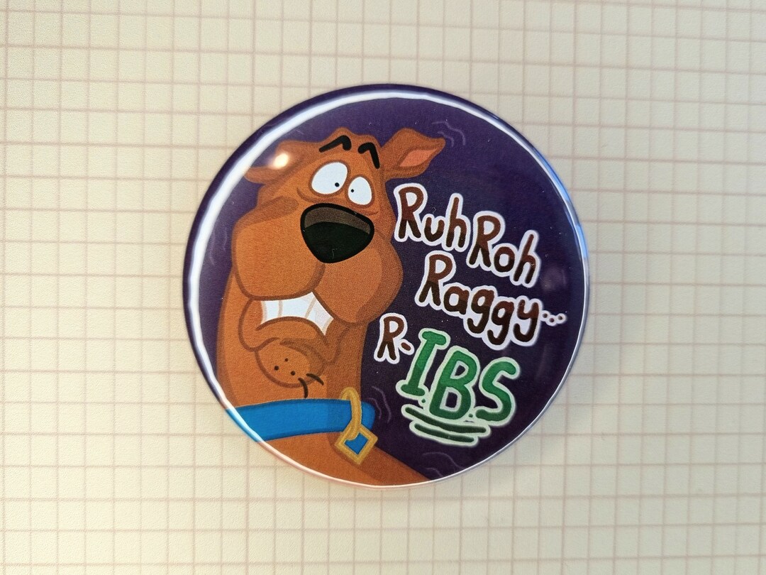 IBS Cartoon Parody Large 58mm Button Badge Ionzy's Studio - Etsy