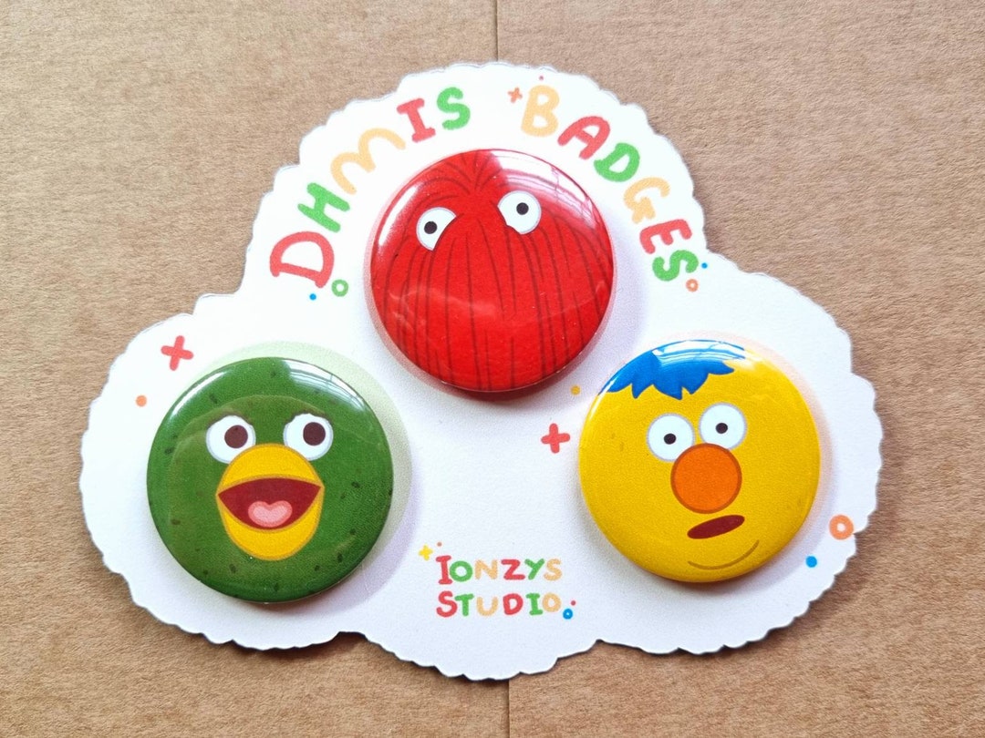 DHMIS Inspired Button Badges | Ionzy's Studio - Etsy