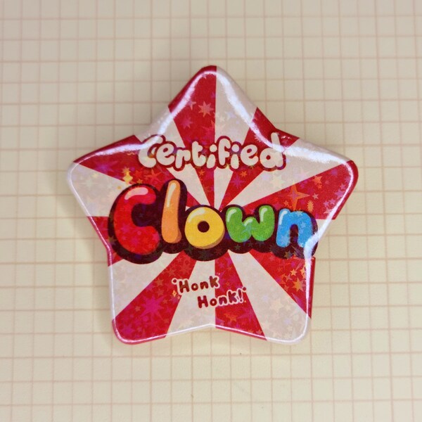 It Clown Badge - Etsy