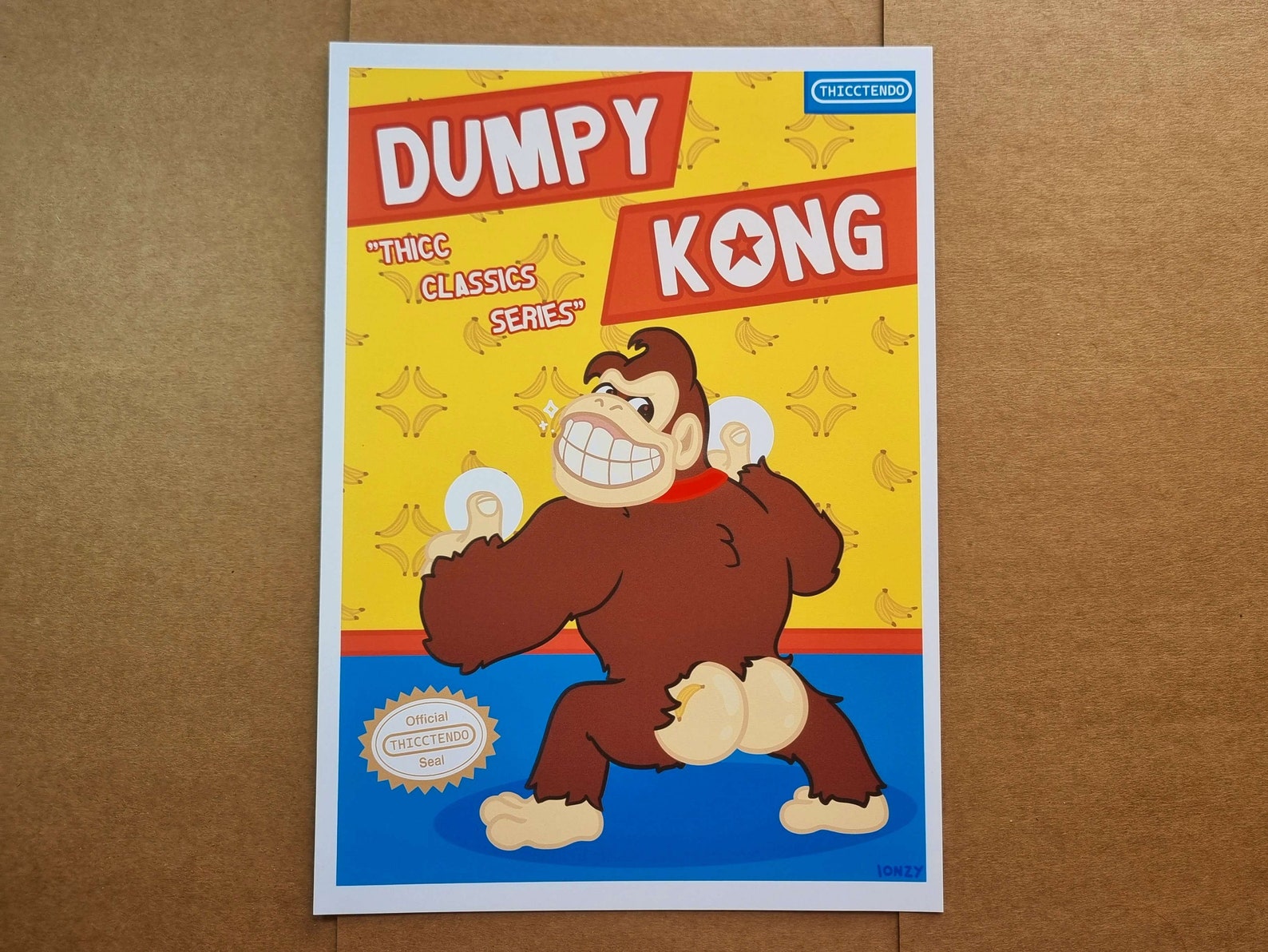 Dumpy Kong A4 A5 Matte Art Print Ionzy's Studio - Etsy