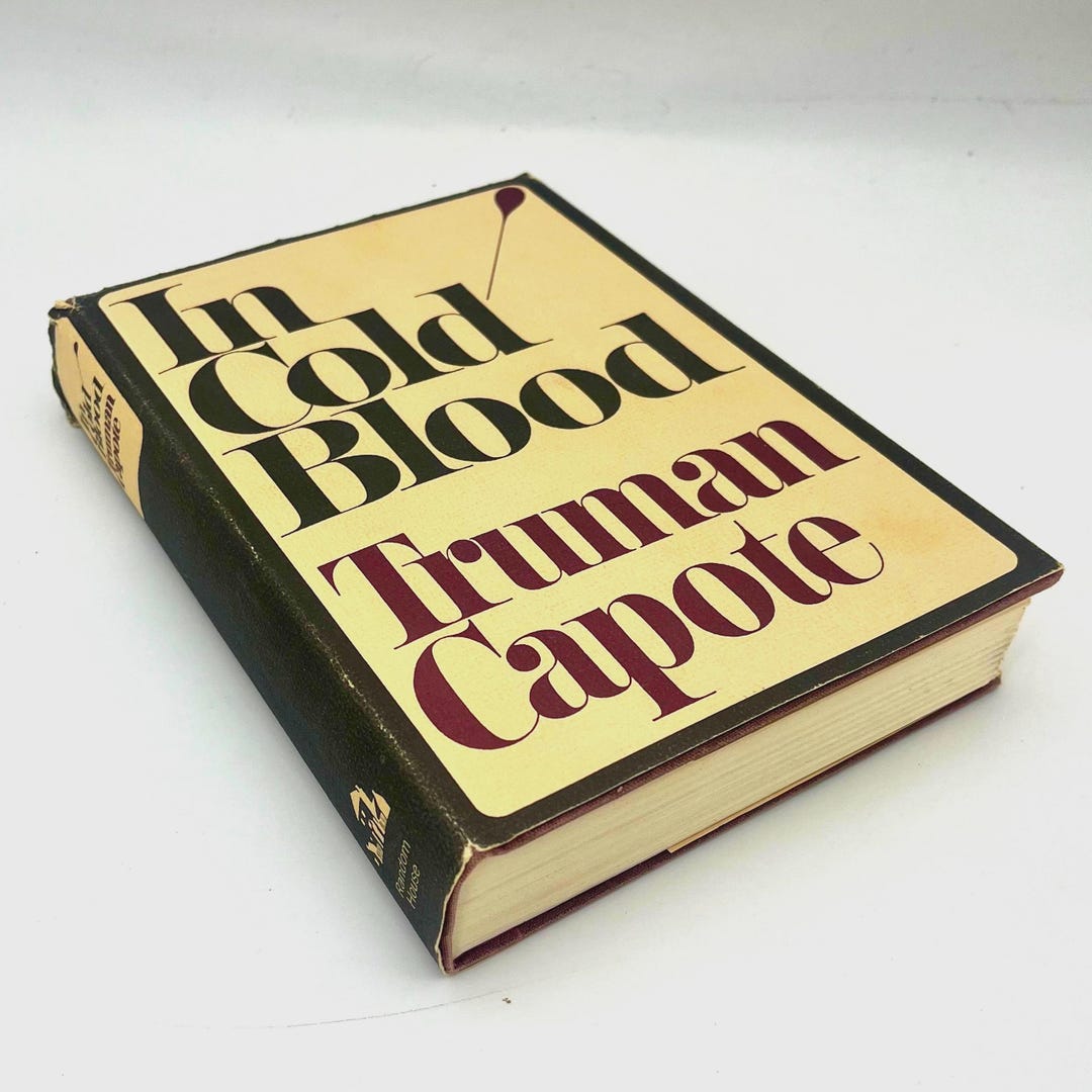 In Cold Blood: Truman Capote, 1965 First Edition Hardcover - Etsy