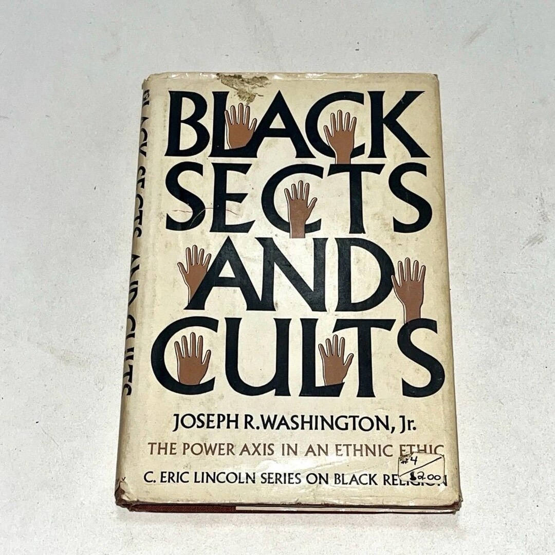 Black Sects and Cults, 1972 First Edition Religious Book by Joseph R ...