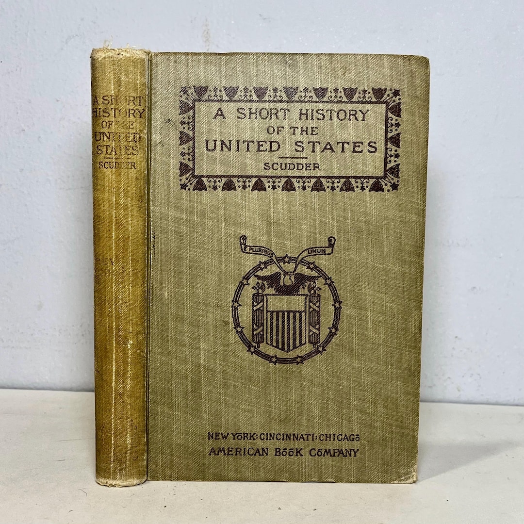 1901 Antique US History Textbook: Illustrated American School Book - Etsy