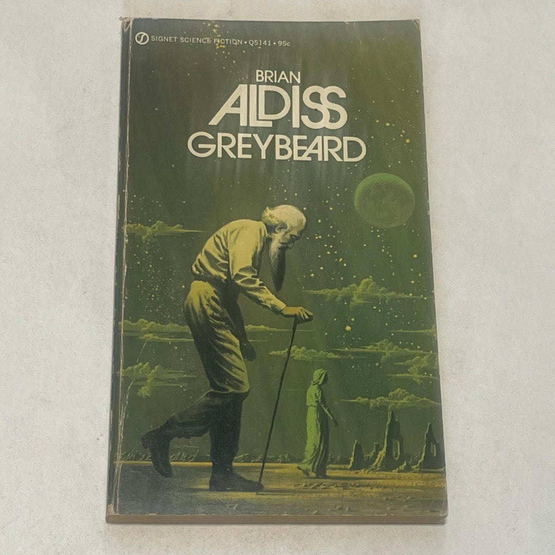 1964 Sci-fi Book, Greybeard by Brian Aldiss, First Edition Vintage ...