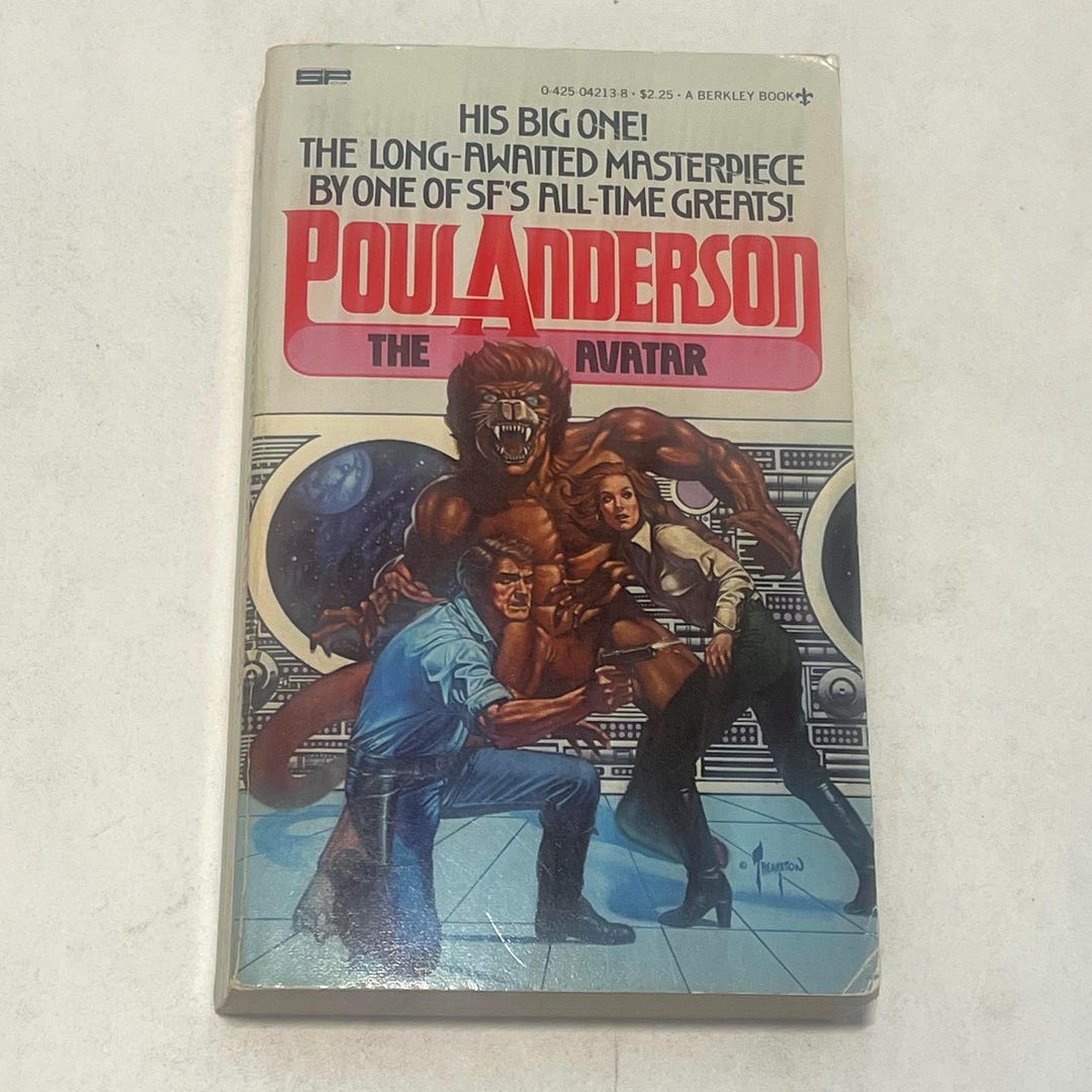 1979 Poul Anderson’s the Avatar, First Edition Sci-fi Novel, Vintage ...