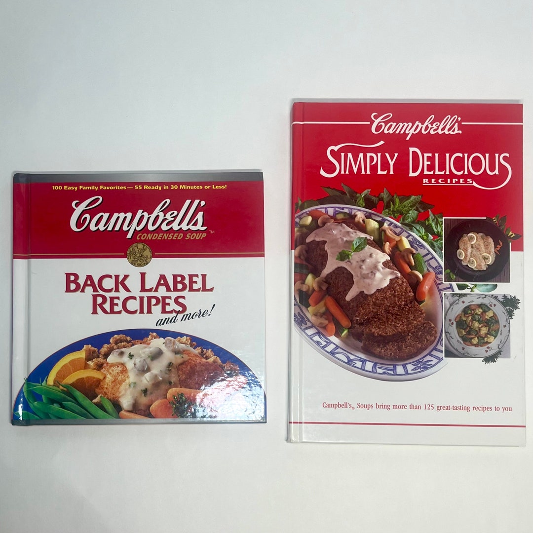 Campbell’s Cookbook Set: Simply Delicious Recipes From Back Labels - Etsy