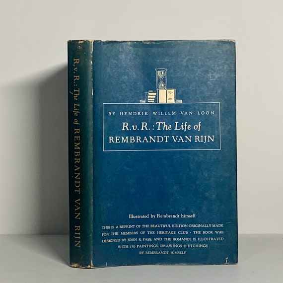1937 the Life of Rembrandt Van Rijn by Hendrik Willem Van - Etsy