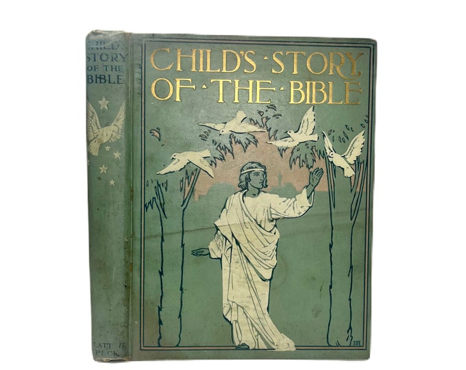 1898 Child’s Bible Story, Rare Antique Relgious Children’s Book ...
