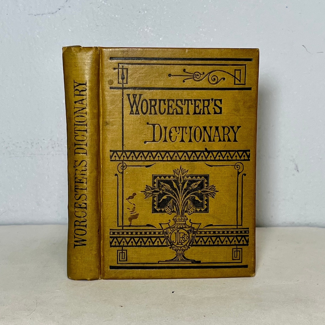 1872 Worcester’s Dictionary, A Pocket Dictionary of the English ...