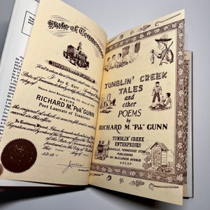 SIGNED Tumblin Creek Tales, Southern Folklore in Humorous Verse by pek ...