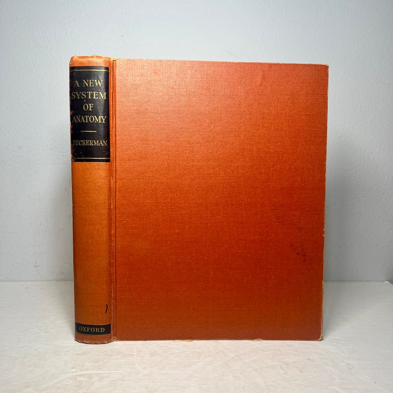 1963 A New System of Anatomy by Sir Solly Zuckerman A Large - Etsy