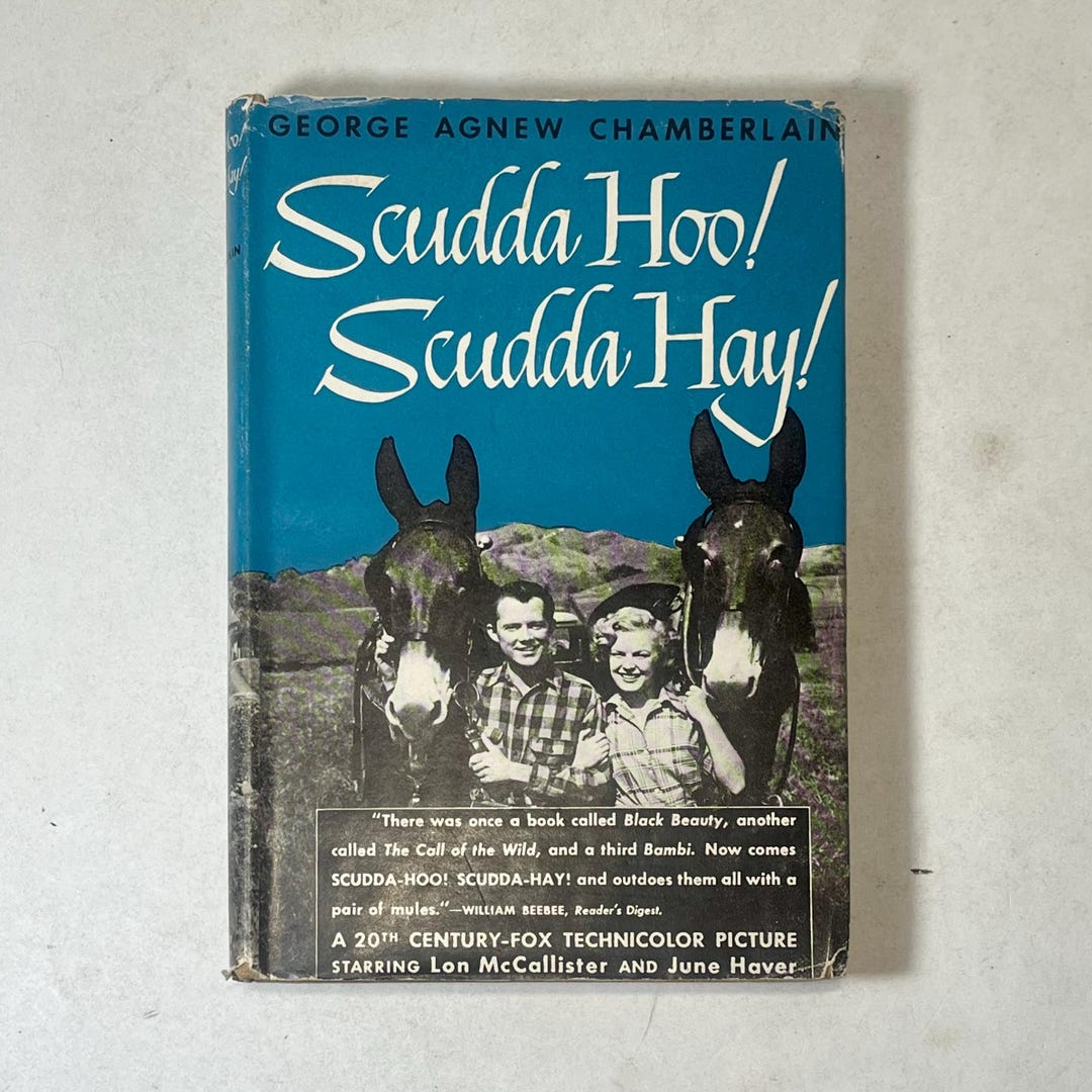 1945 Scudda-hoo! Scudda-hay! Vintage Book: Mules & Country Life - Etsy