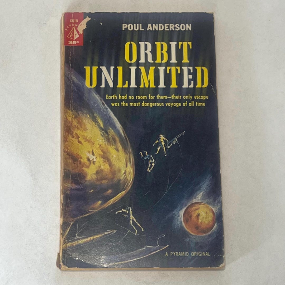 1961 First Edition, Orbit Unlimited by Poul Anderson, Vintage Science ...