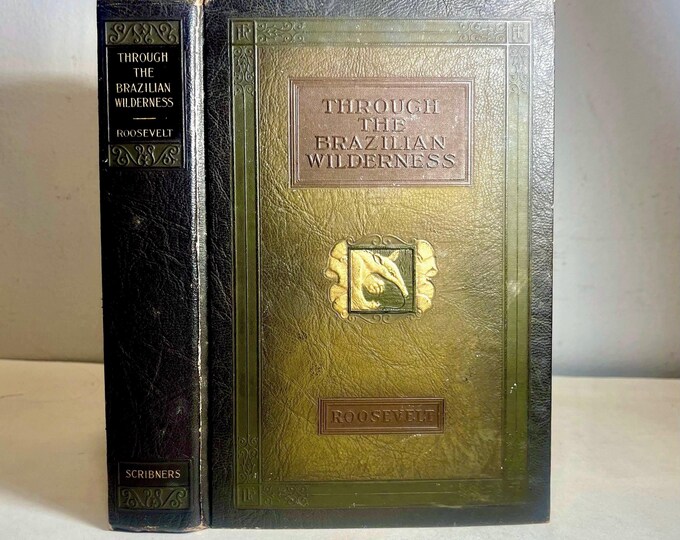 1924 Through the Brazilian Wilderness by Theodore Roosevelt, Antique ...