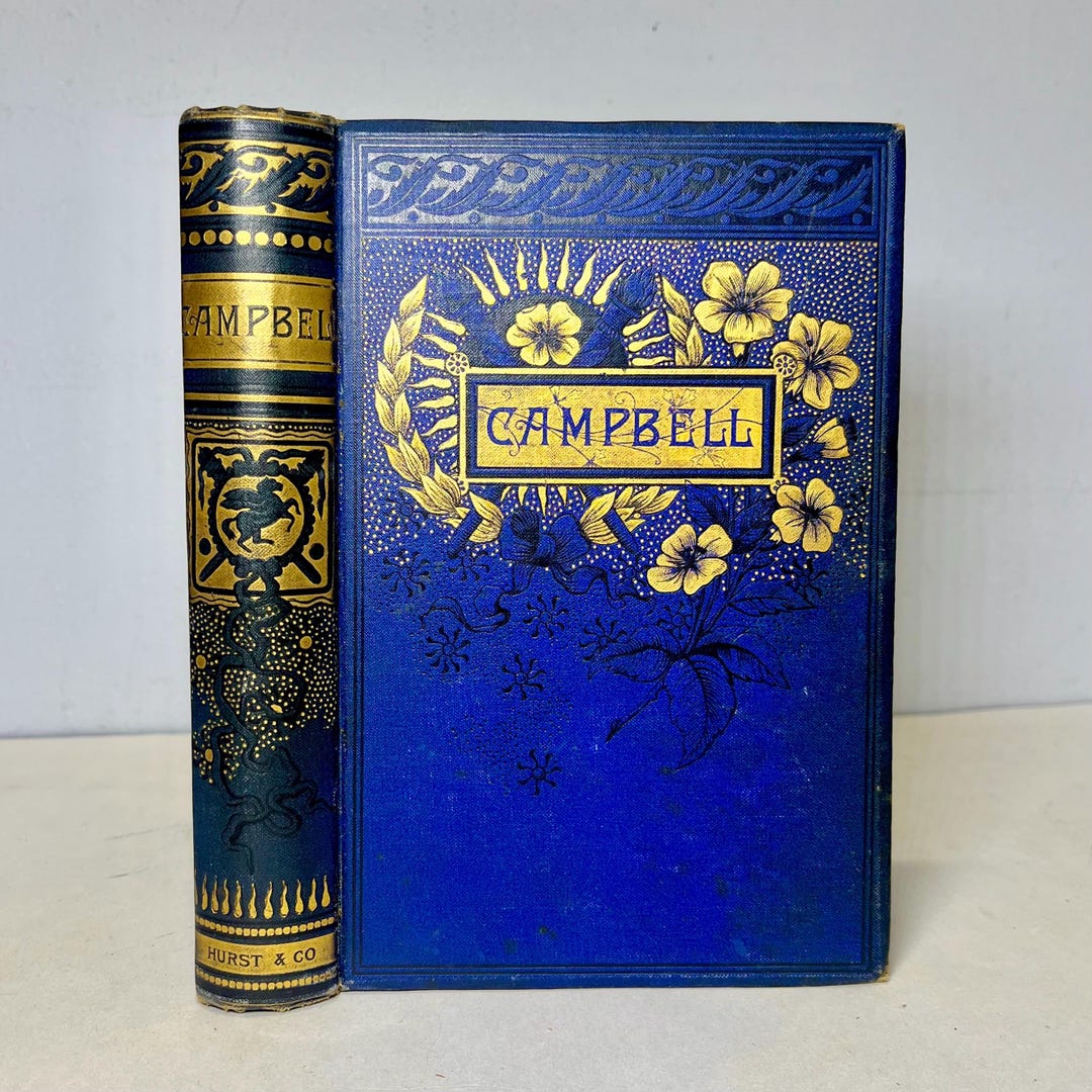 Antique Thomas Campbell Poetry Book: 1800s Victorian Anthology - Etsy