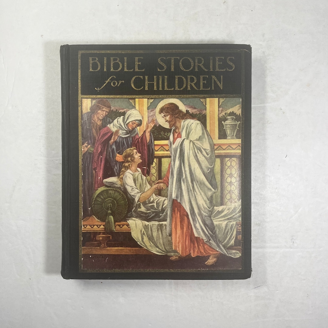 Antique Bible Stories for Children, 1927, Religious Kids Illustrated ...