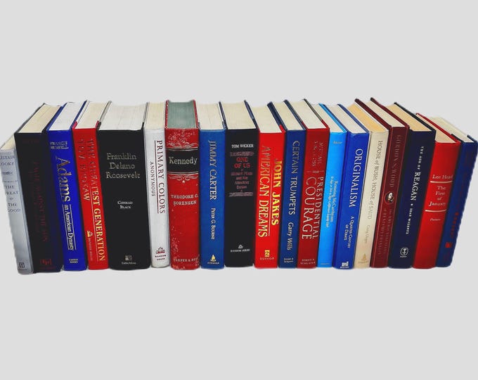 Presidential American History Book Collection, Patriotic Set of 19 ...