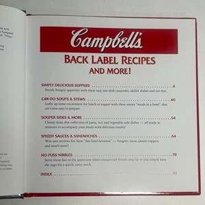 Campbell’s Cookbook Set: Simply Delicious Recipes From Back Labels - Etsy