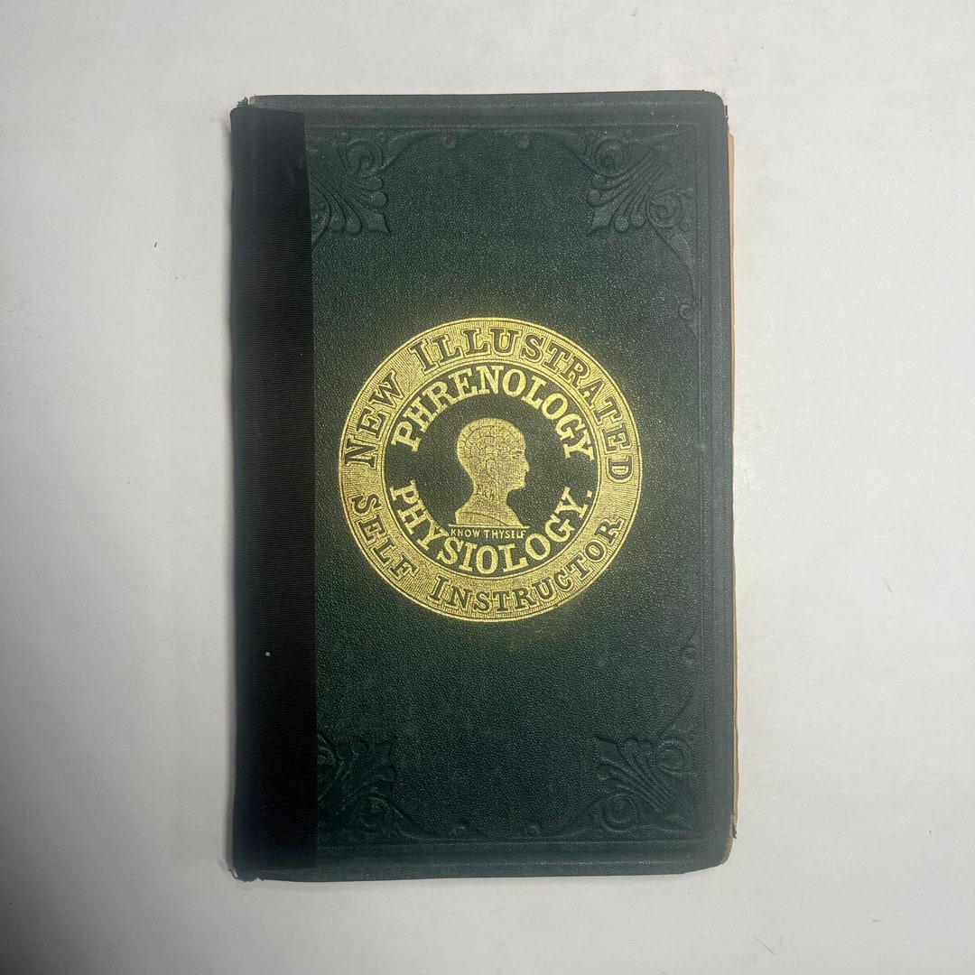 1869 Phrenology Self-instruction Textbook, Victorian Era Medical Guide ...