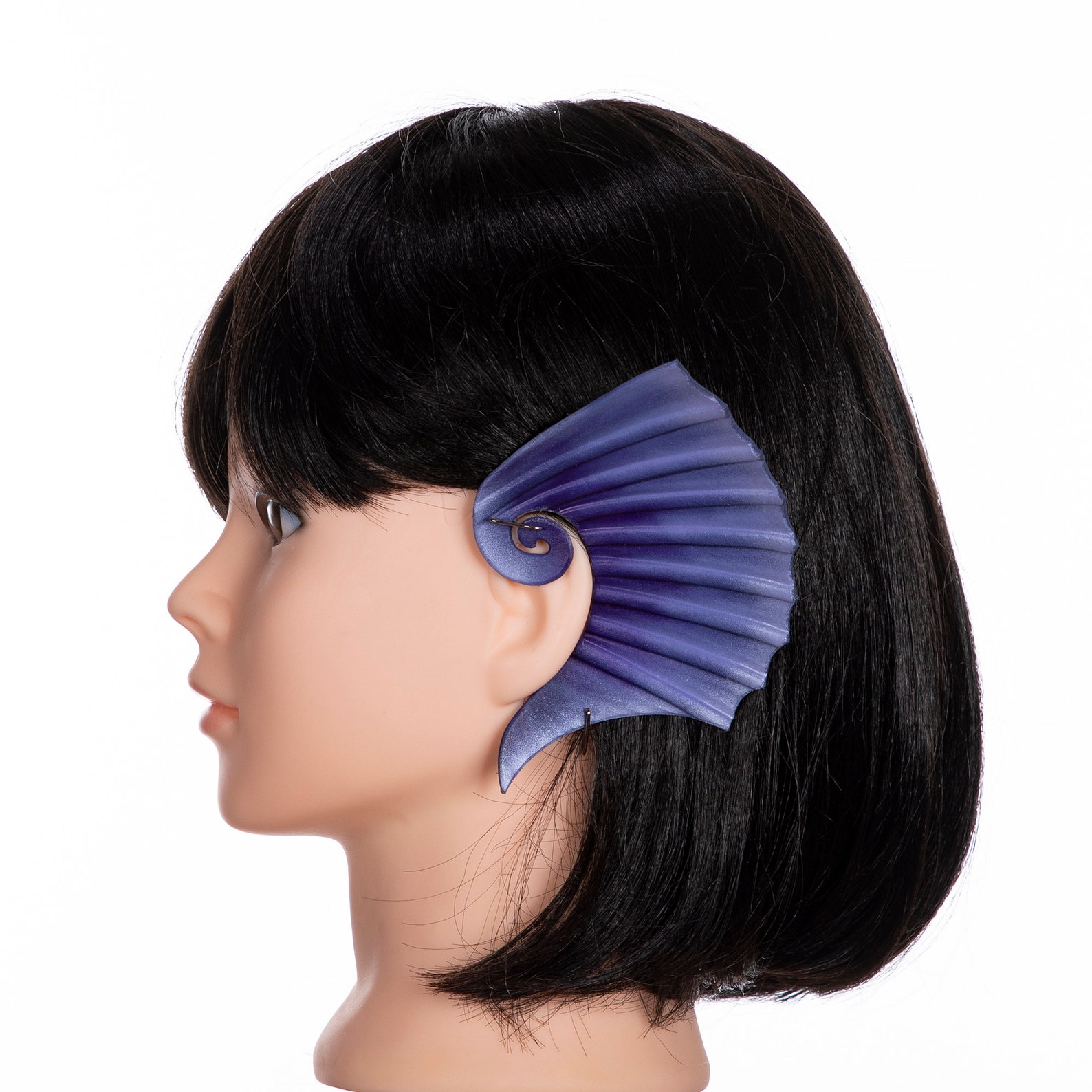 Leather Cosplay Mermaid/merman Ear Cuffs - Etsy